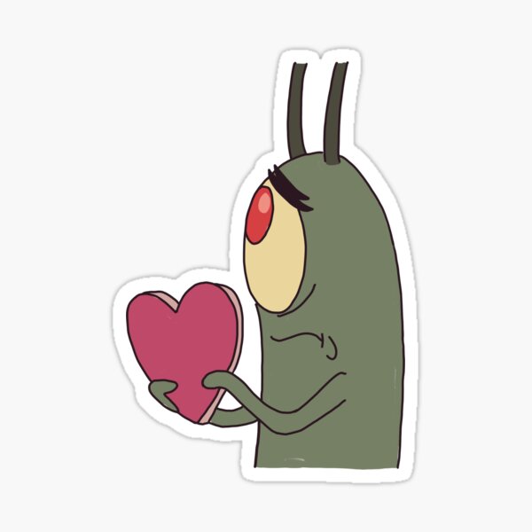 "sad plankton" Sticker for Sale by emsegato | Redbubble
