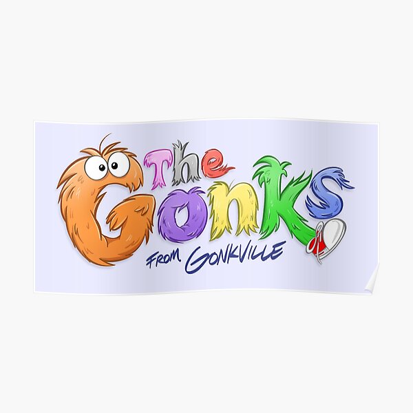 "THE GONKS - LOGO" Poster for Sale by Unspirations | Redbubble