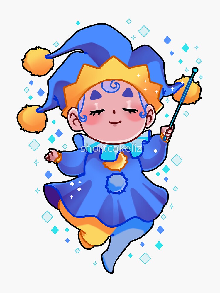 "Little Jester 1" Sticker by shortcakeliz | Redbubble