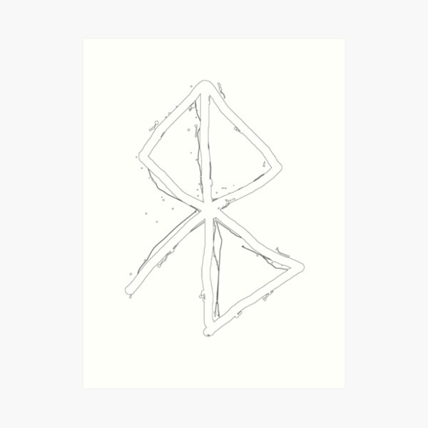 "Peace - Viking Symbol A Rune based symbol meaning PEACE" Art Print by ...