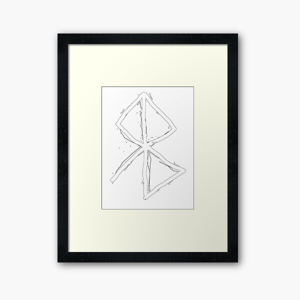 "Peace - Viking Symbol A Rune based symbol meaning PEACE" Framed Art ...