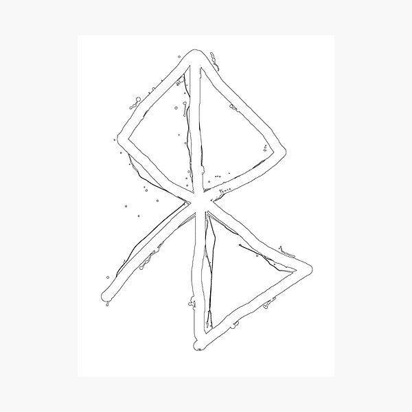 "Peace - Viking Symbol A Rune based symbol meaning PEACE" Photographic ...