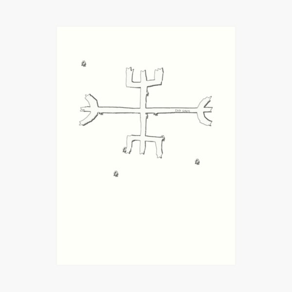 "end strife - Symbol A Rune based symbol " Art Print by tiaknight ...