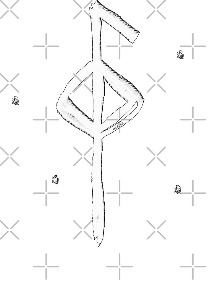 "good health - Symbol A Rune based symbol spells magic" Art Print by ...