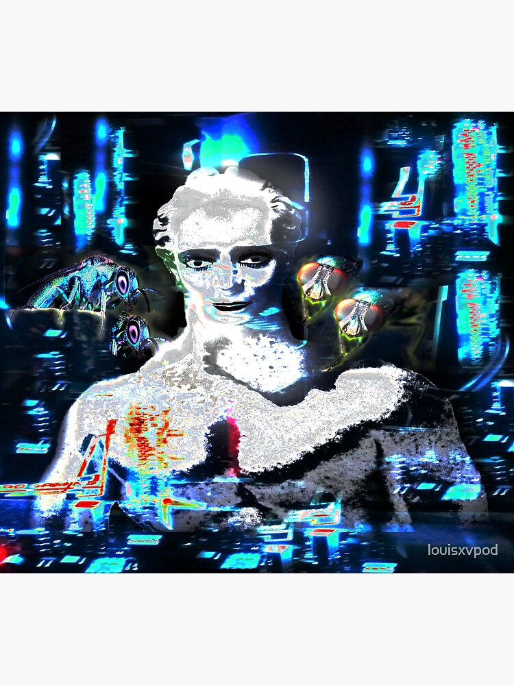 "Technology Queen/Autoportrait II" Sticker for Sale by louisxvpod ...