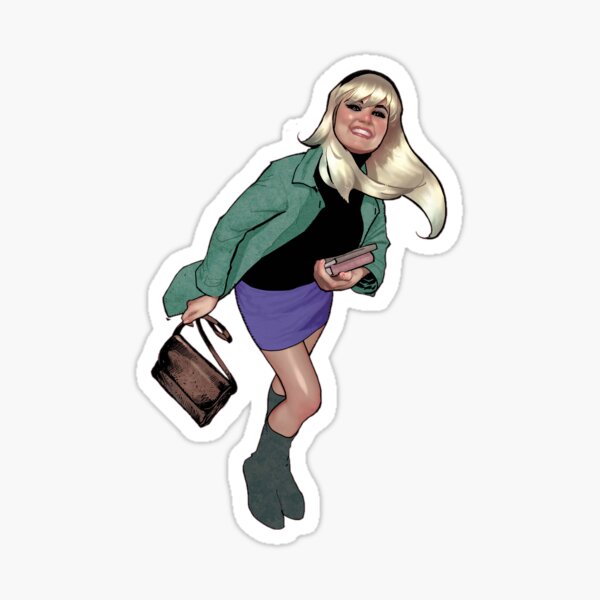 "Gwen Stacy" Sticker for Sale by sean-said-hi- | Redbubble