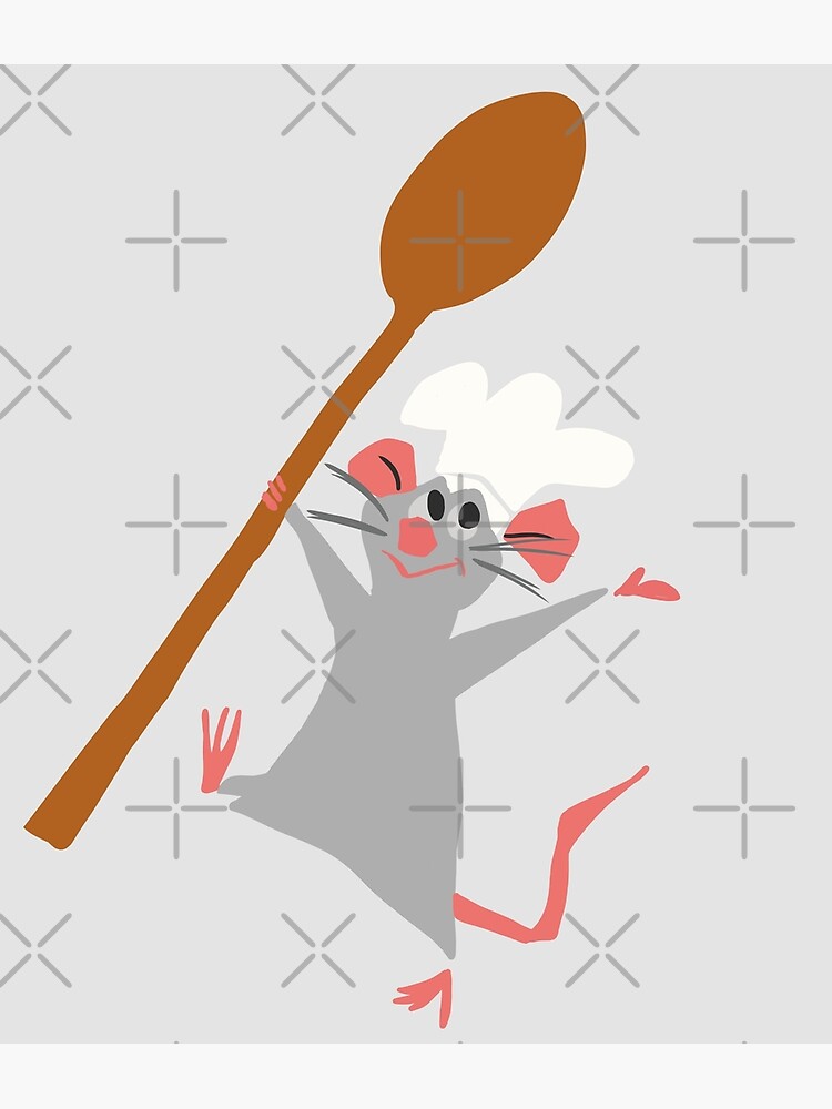 "Chef Rat" Poster by willowsbunnies | Redbubble