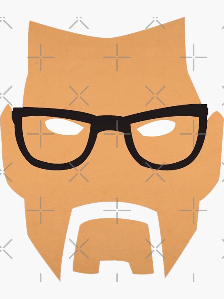 "Gordon Freeman Half Life" Sticker by joseluislopez | Redbubble