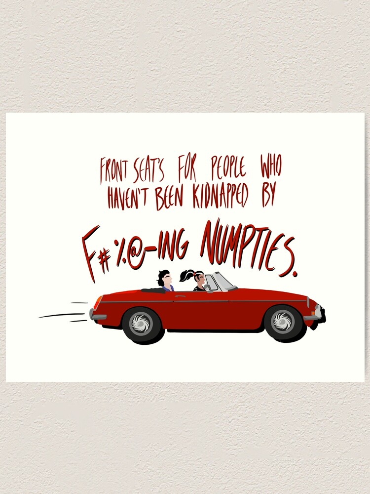 "Carry on Baz Pitch numpties quote" Art Print for Sale by serotonin-art ...
