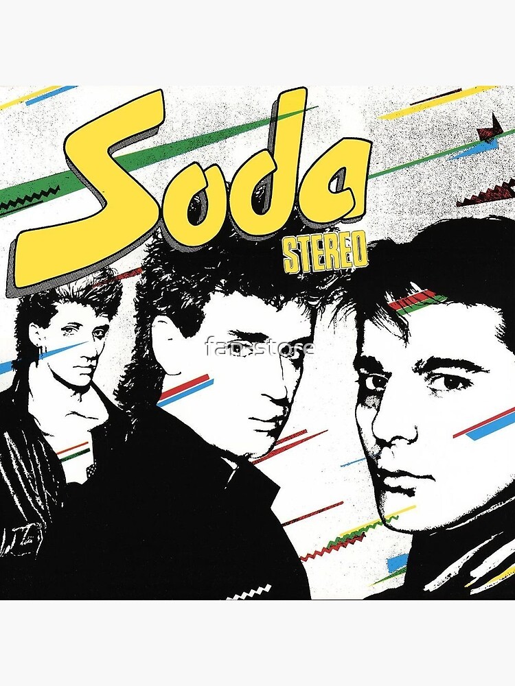 "soda stereo poster" Postcard by fan-store | Redbubble