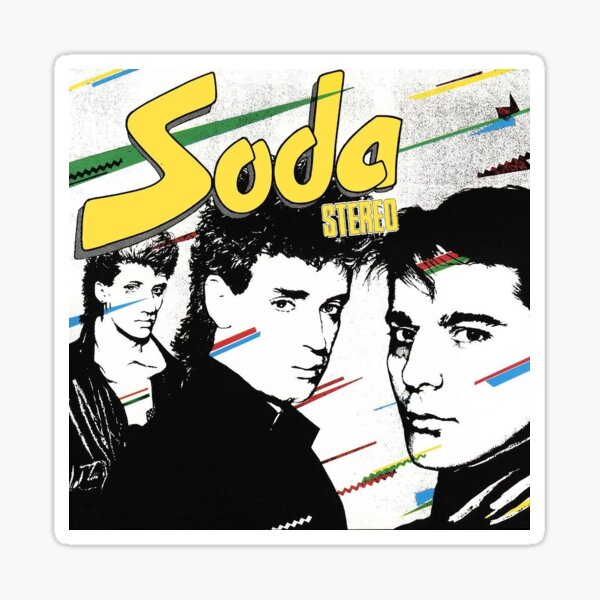 "soda stereo poster" Sticker by fan-store | Redbubble