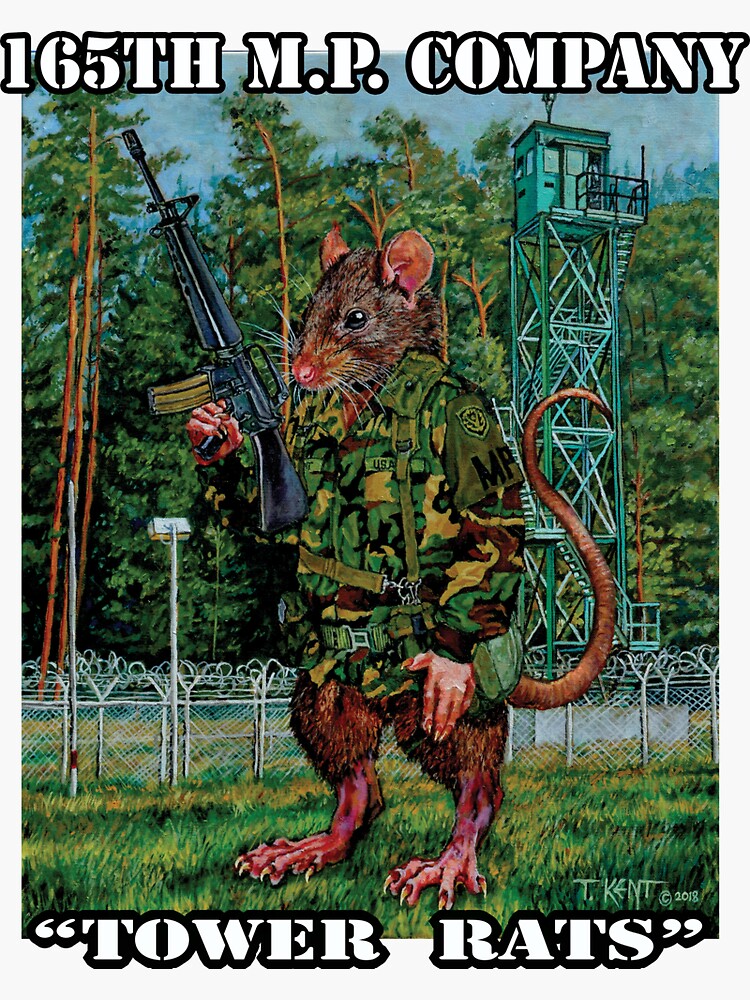 "All hail the Tower Rat!" Sticker for Sale by GrenadeCheck | Redbubble