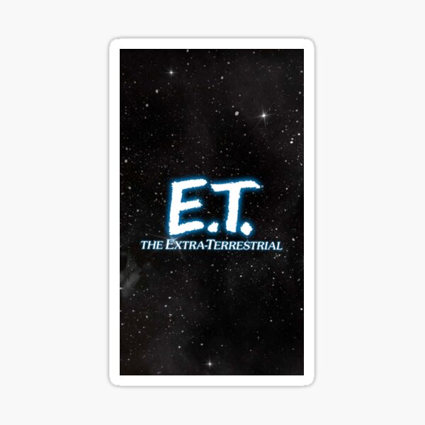"E.T " Sticker for Sale by bwaymt | Redbubble