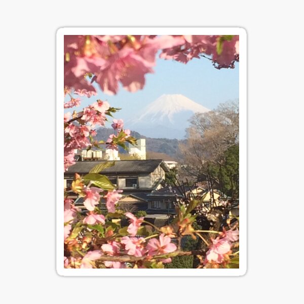 "Mt. Fuji" Sticker for Sale by Larson-Art | Redbubble