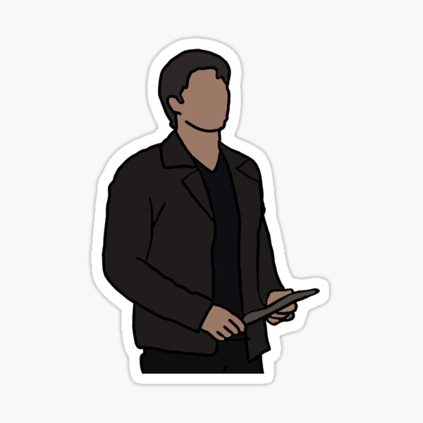 "Damon Salvatore " Sticker by mainellag596 | Redbubble