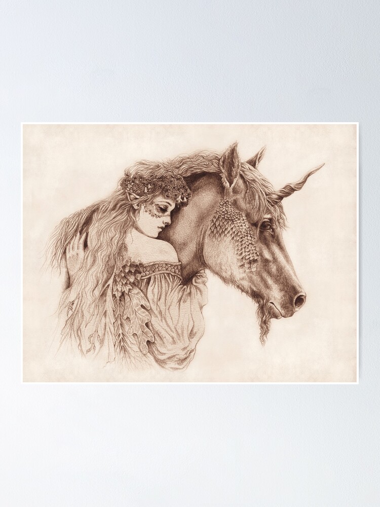 "Nymphs: Fae Friends" Poster by gingerkelly | Redbubble