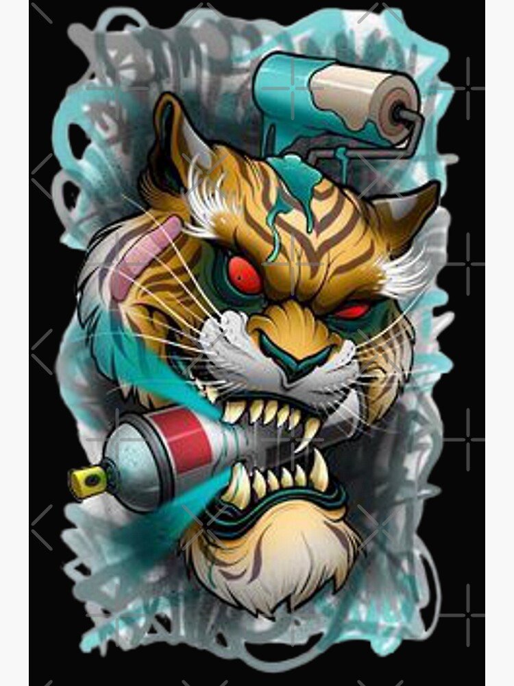 "SCARY FACE OF CUTE LIGER" Art Print by mhusnul1984 | Redbubble