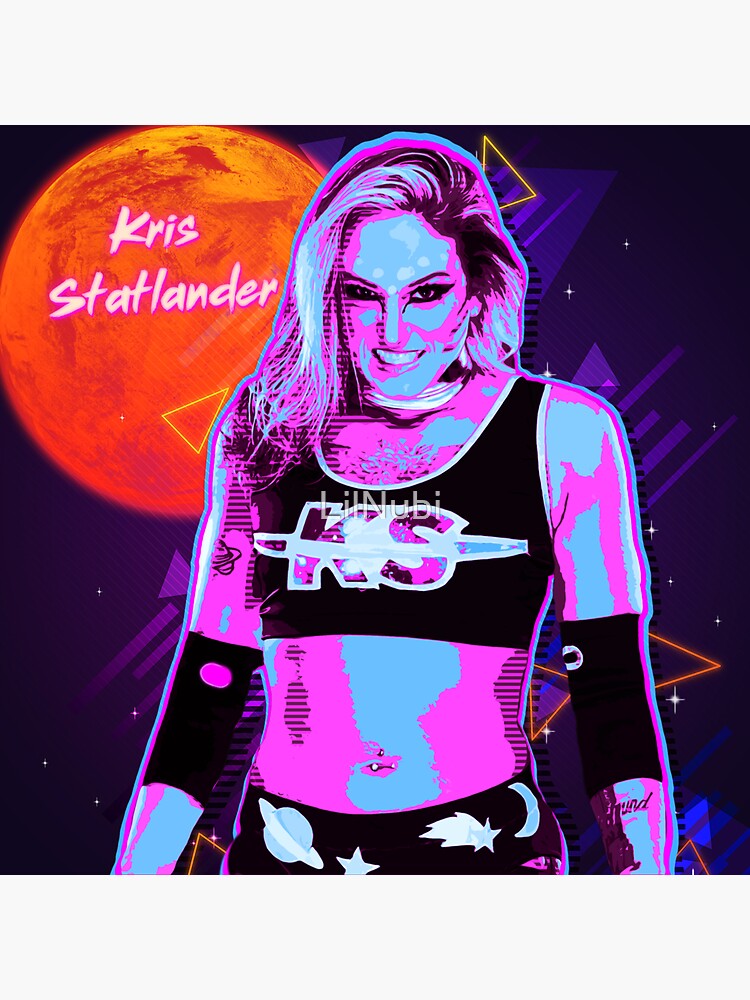 "Kris Statlander 80's Retro Pop Art" Sticker by LilNubi | Redbubble