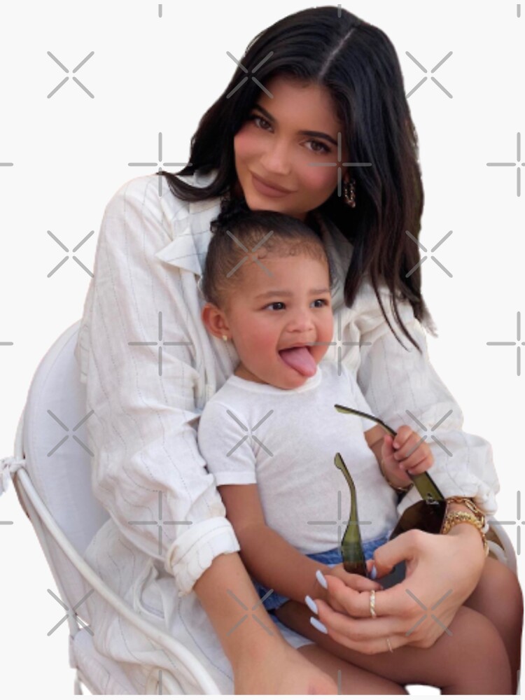 "kylie & stormi" Sticker for Sale by cirilloariana | Redbubble