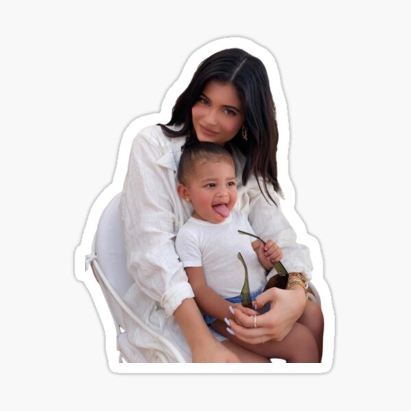 "kylie & stormi" Sticker for Sale by cirilloariana | Redbubble