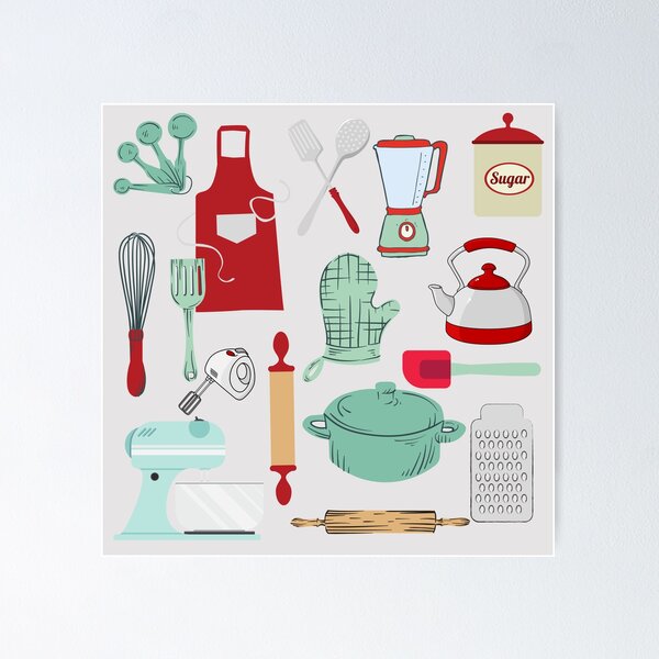 Vintage Clip Art Kitchen