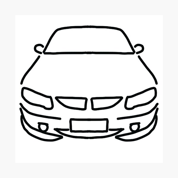 "VX SS Outline" Photographic Print for Sale by Andmaj | Redbubble