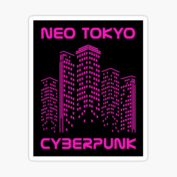 "Neo Tokyo /// Cyberpunk" Sticker for Sale by Arvillaino | Redbubble