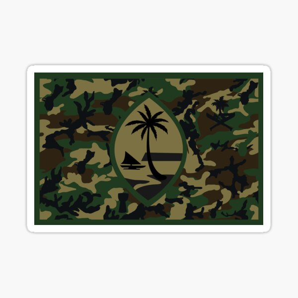 "GUAM RUN 671 Camo Flag" Sticker for Sale by RUN671GUAM | Redbubble
