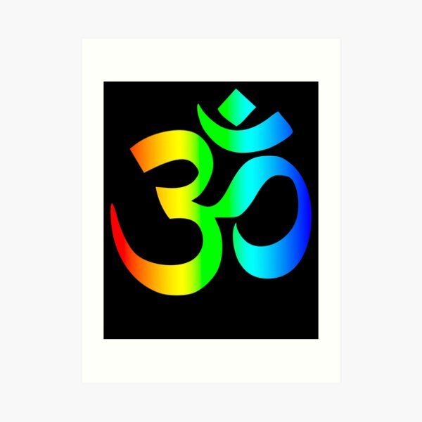 "Om Ohm Chakra Symbol" Art Print by livaniaapparel | Redbubble