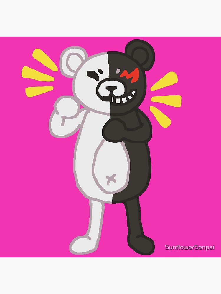 "Monokuma from Danganronpa" Poster by SunflowerSenpai | Redbubble