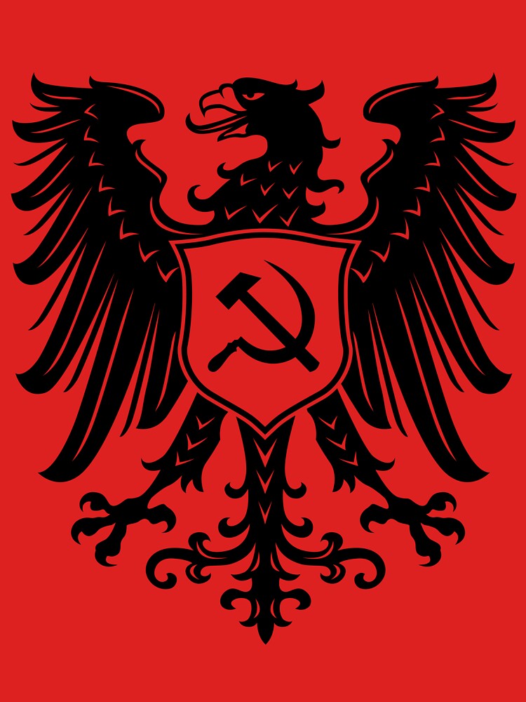 "Red Communist Heraldic Eagle" T-shirt for Sale by Chocodole ...