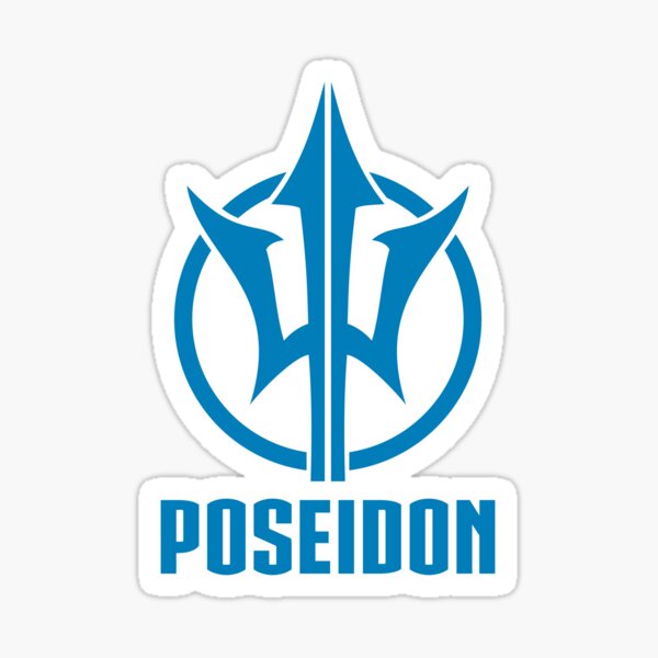 "Poseidon" Sticker for Sale by Beto-Mejia | Redbubble
