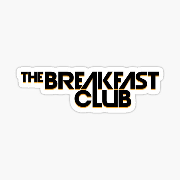 "Classic The Breakfast Club logo" Sticker for Sale by Bombideas | Redbubble