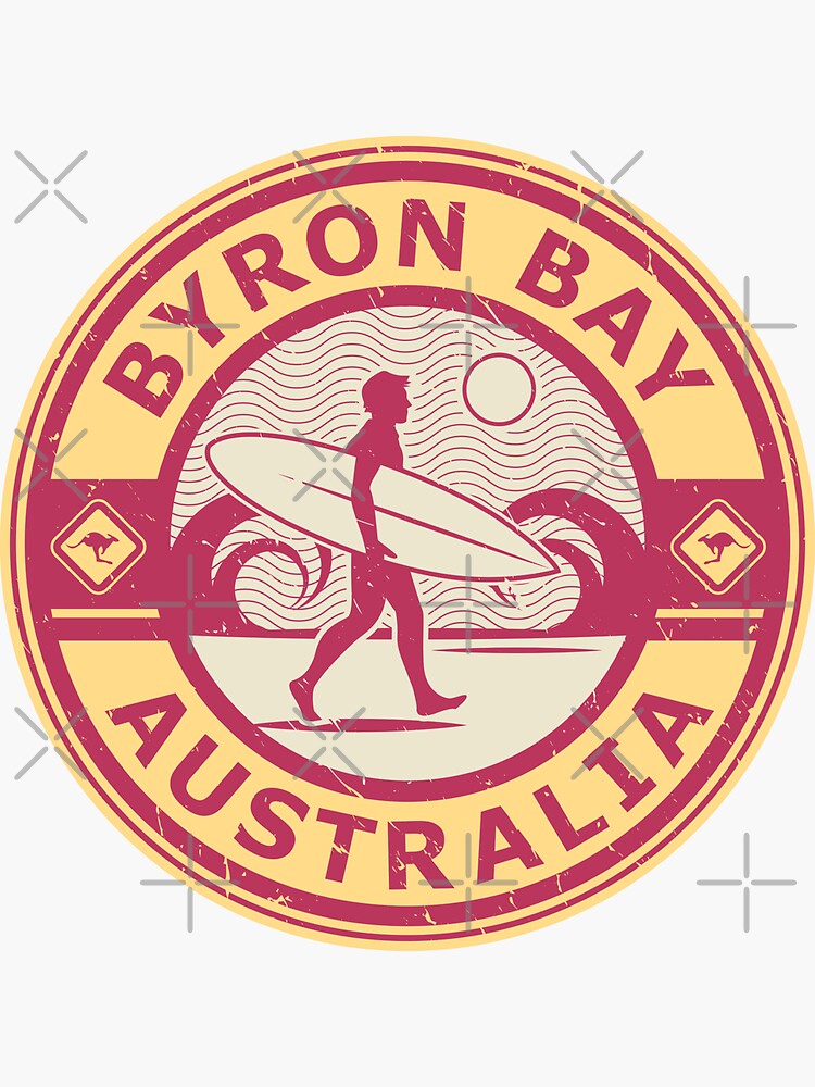 "Byron Bay, Australia" Sticker for Sale by studio838 | Redbubble