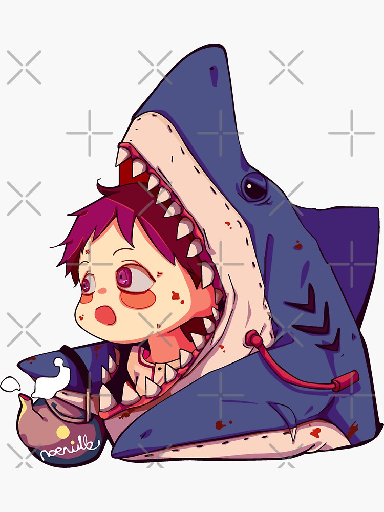 "Shark Ebisu - Dorohedoro" Sticker for Sale by noerulb | Redbubble