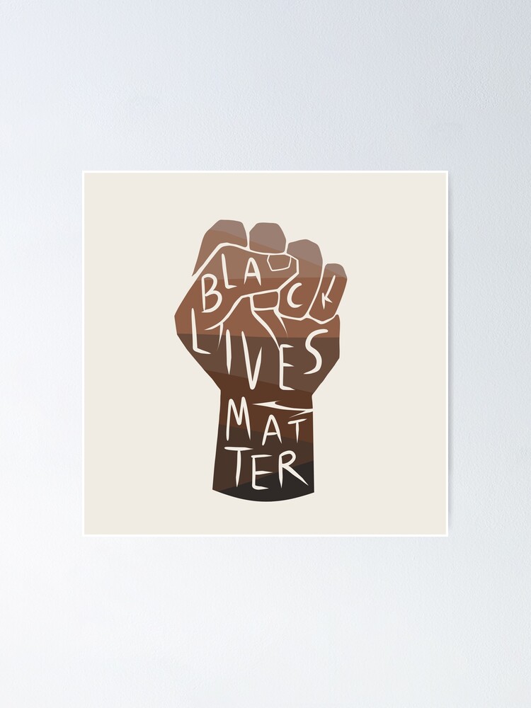 Black Power Fist Poster