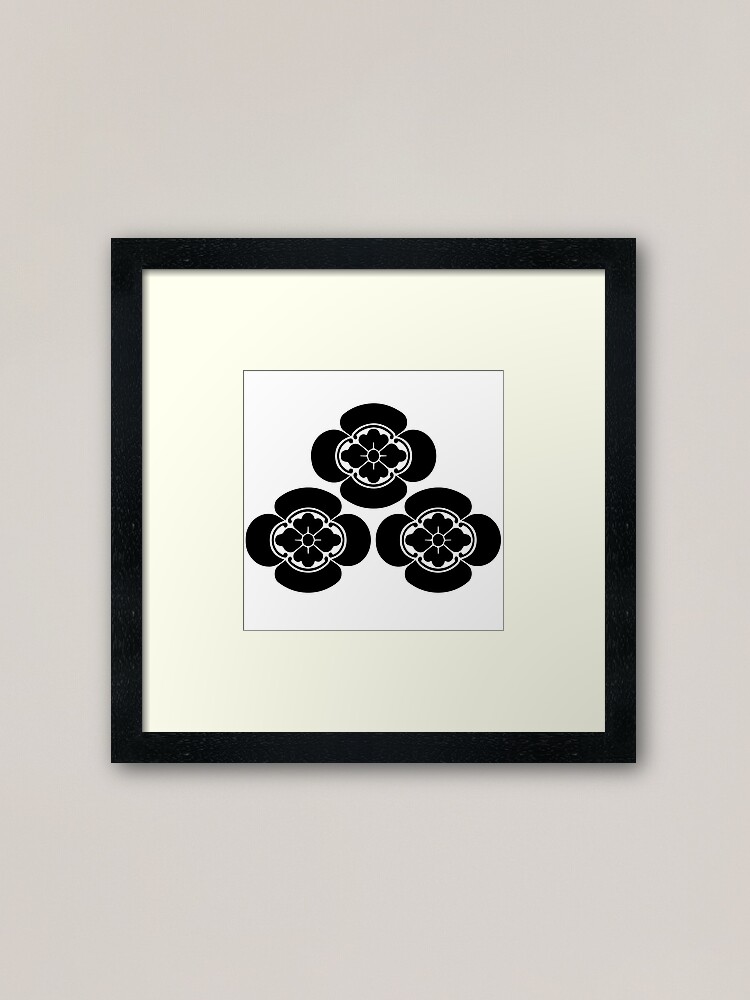 "Asakura Clan Family Crest Kamon" Framed Art Print for Sale by reyners ...