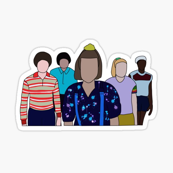 "Stranger Things" Sticker by Emilyhardyy | Redbubble