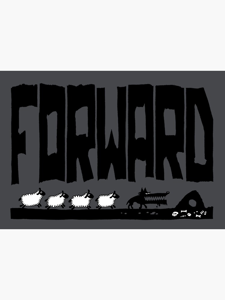 "Forward" Sticker by TehStr4ngeOnes | Redbubble