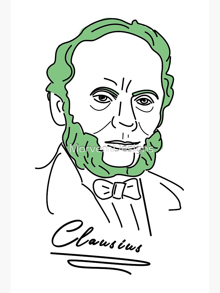 "Rudolf Clausius" Art Board Print for Sale by MorvernDesigns | Redbubble