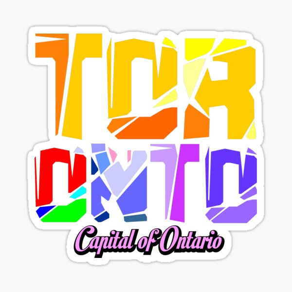 "Toronto Capital of Ontario - Canada" Sticker for Sale by comancha ...