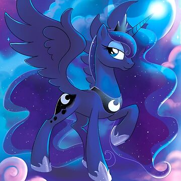 "Princess Luna" Sticker for Sale by Amanda Keay | Redbubble