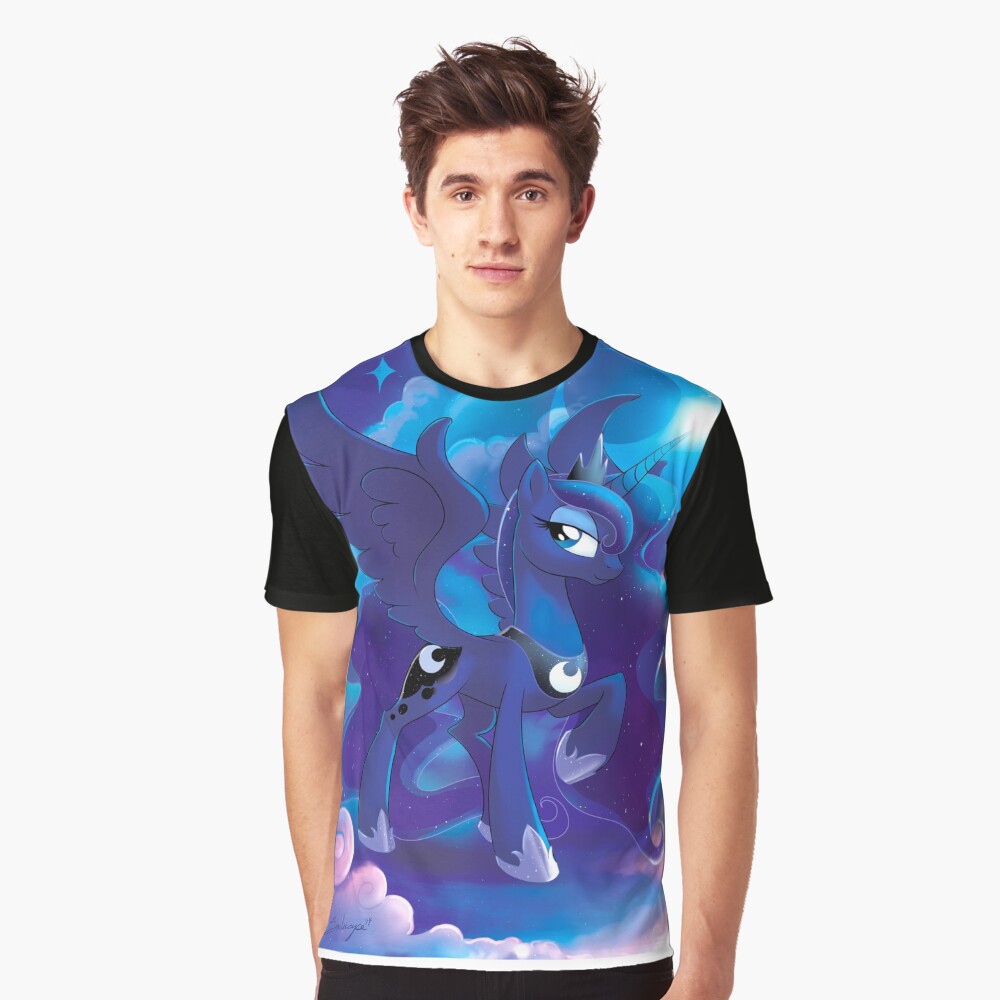 "Princess Luna" T-shirt for Sale by EchoesLight | Redbubble | mlp ...