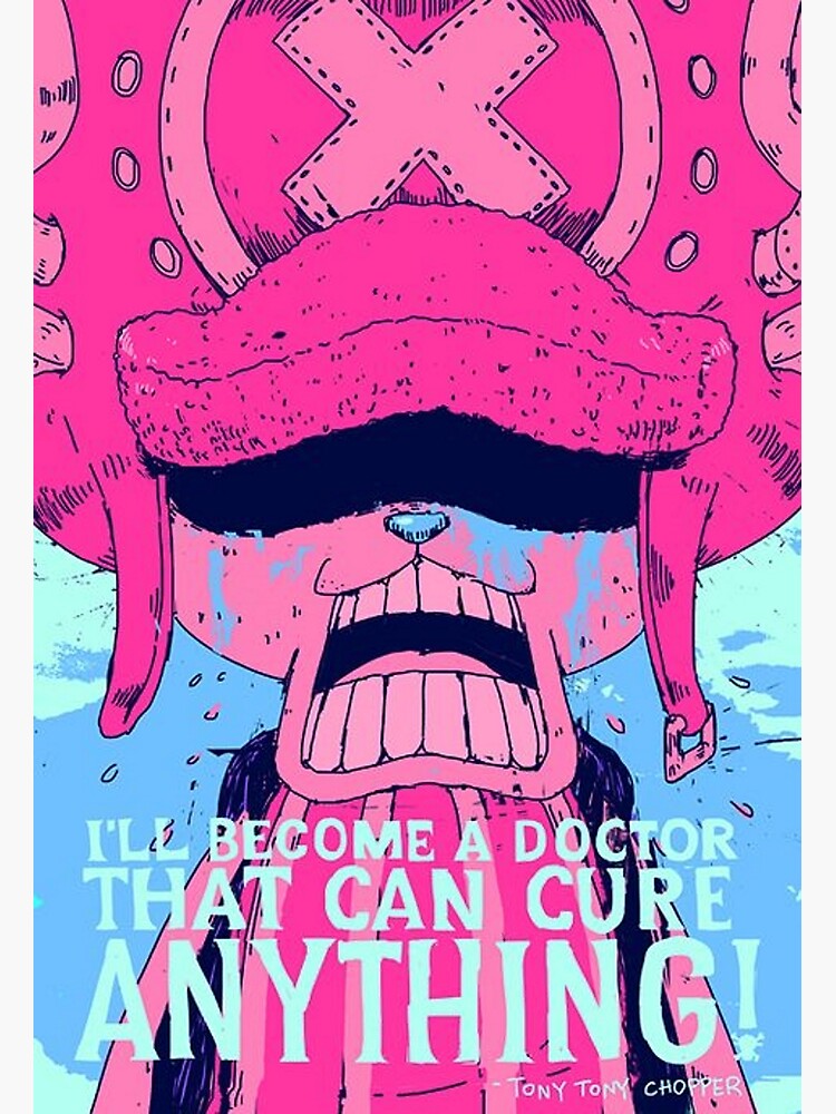 "Tony Tony Chopper - The Doctor" Art Print by gsqui | Redbubble