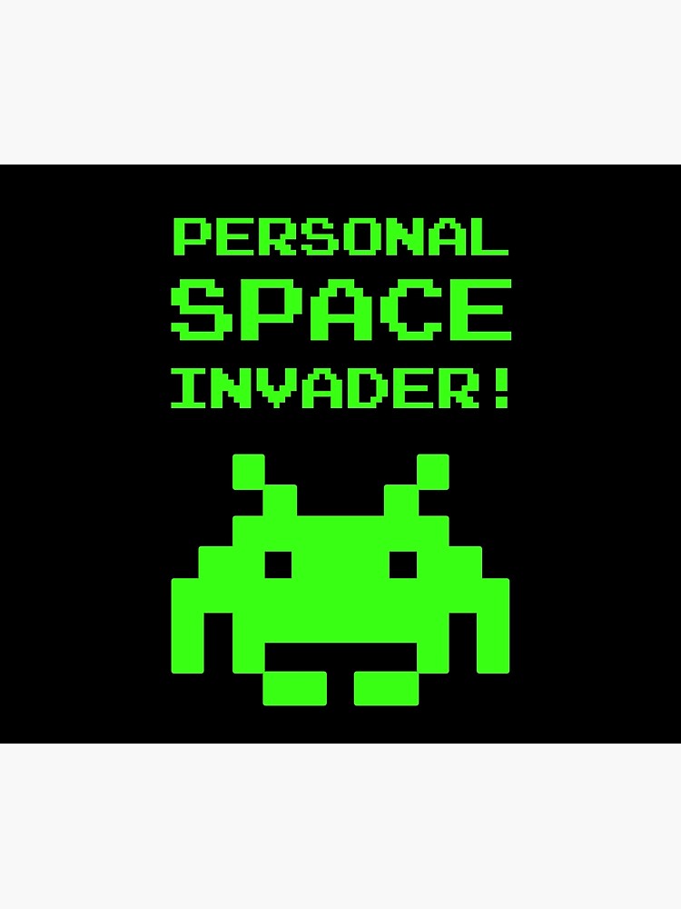 "Personal Space Invader" Canvas Print by Pixel-Pixie | Redbubble