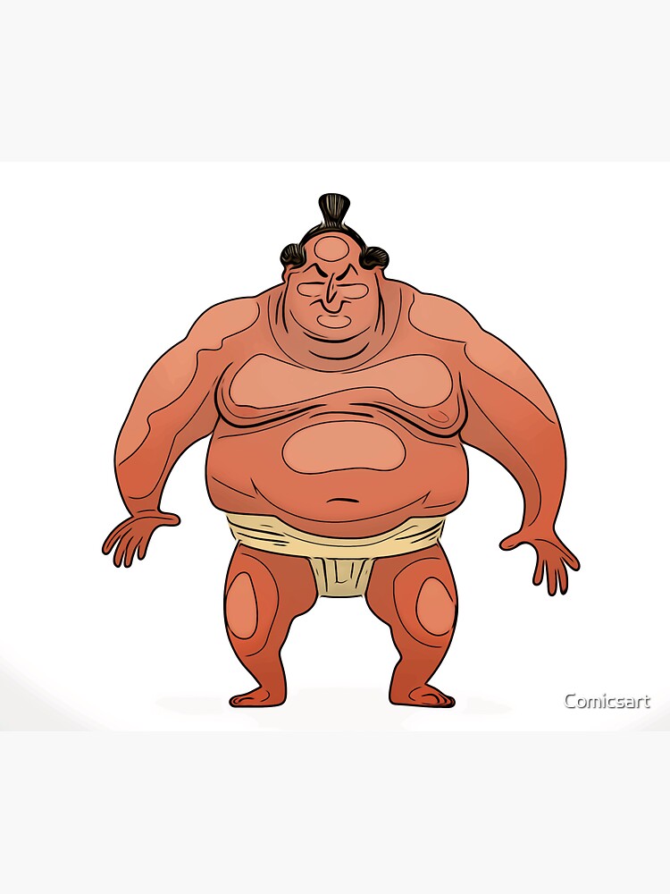 "Sumo" Sticker by Comicsart | Redbubble