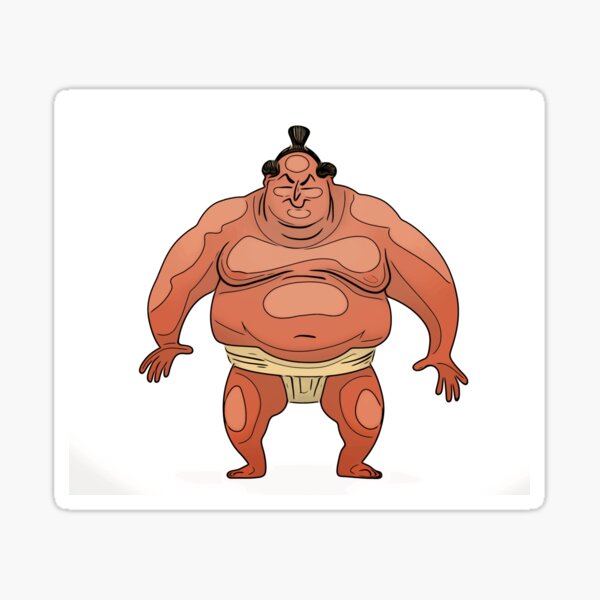 "Sumo" Sticker by Comicsart | Redbubble
