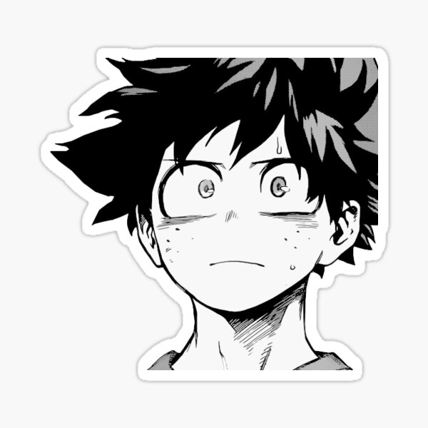 "Deku stiker " Sticker by Datte-Deki | Redbubble
