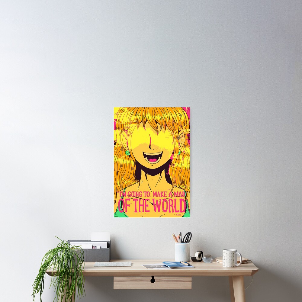"Nami - A Map of the World" Poster for Sale by gsqui | Redbubble