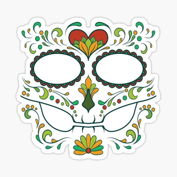 "Calavera" Sticker for Sale by MiRaFoto | Redbubble